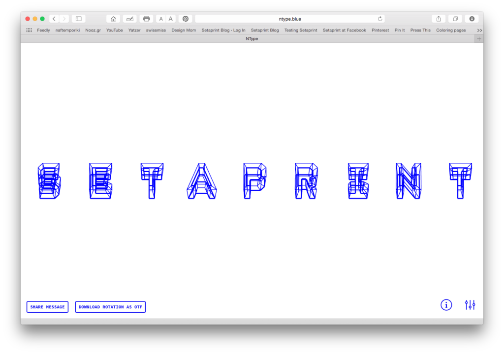 4D words - Setaprint, an archive for visual inspiration