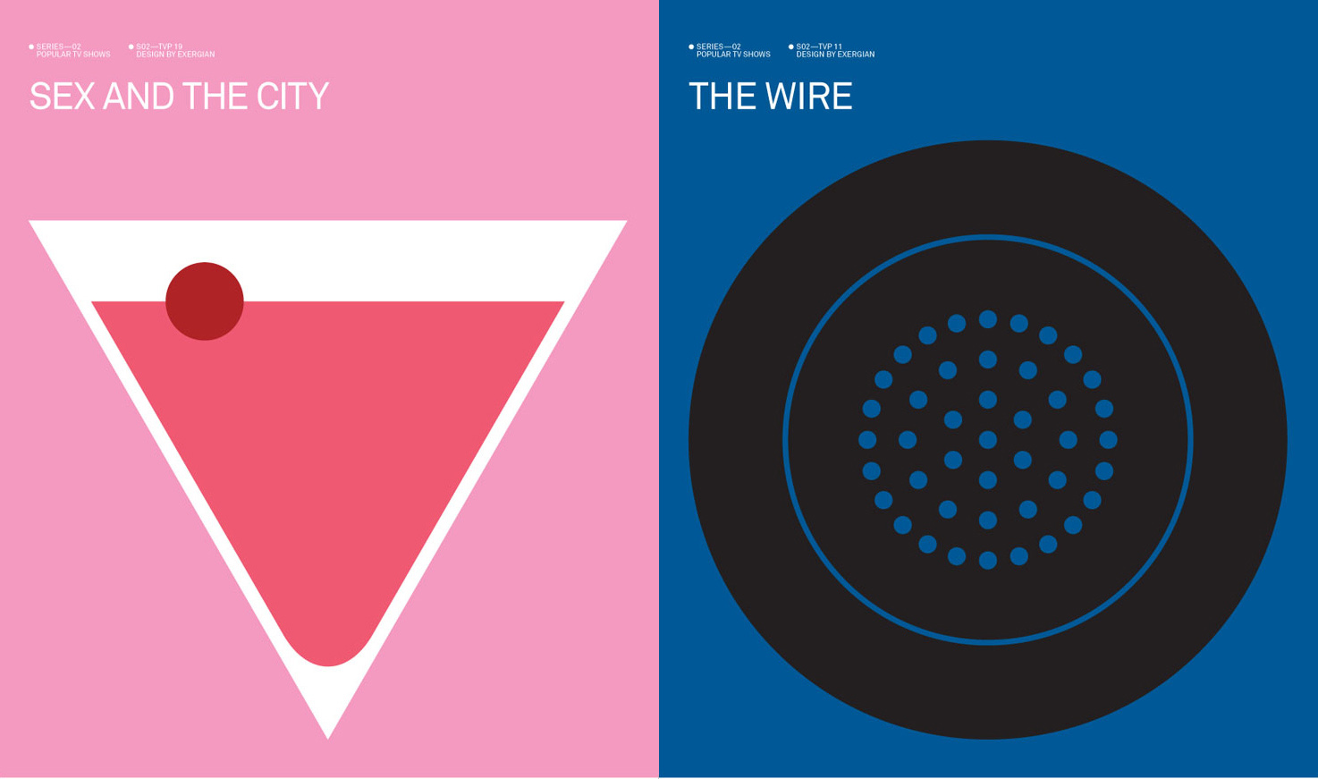 Minimalist posters from iconic TV series - Setaprint, an archive for ...