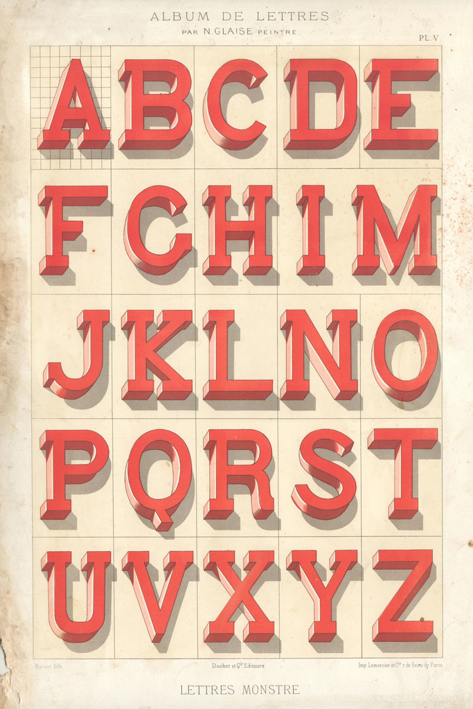Album de lettres - Setaprint, an archive for visual inspiration