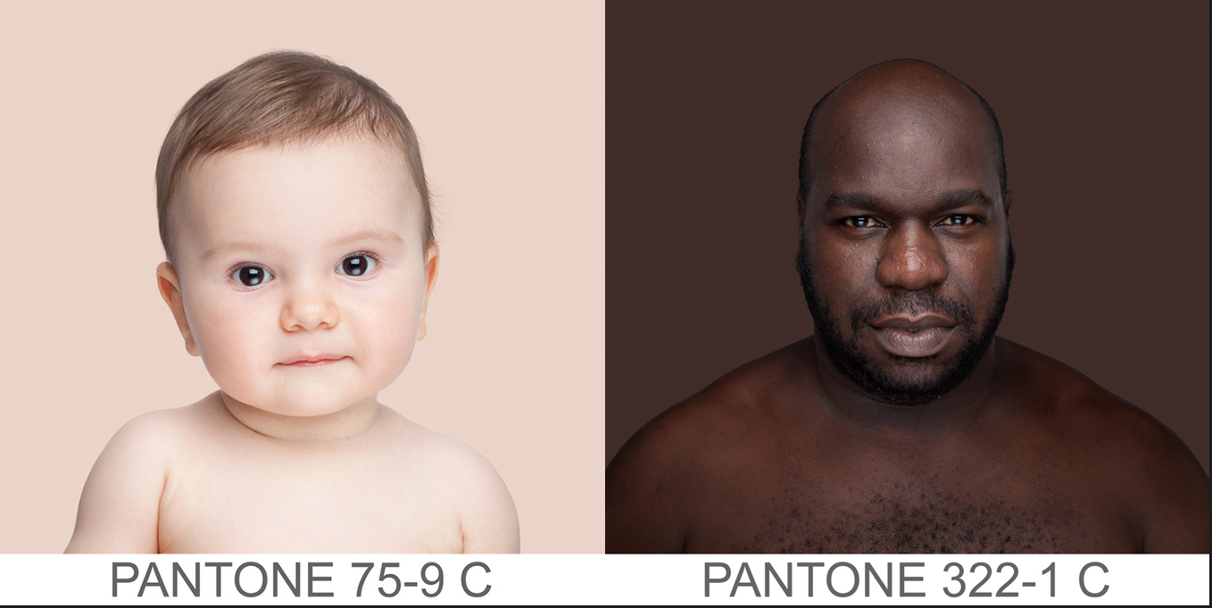 A project that matches skin tones to Pantone swatches - Setaprint, an ...