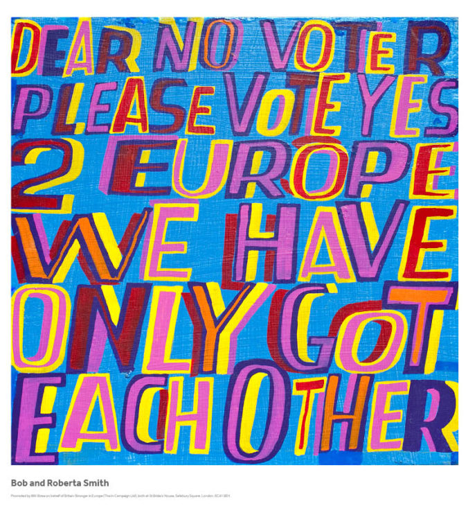 Bremain: Creative posters for the pro-EU campaign - Setaprint, an ...