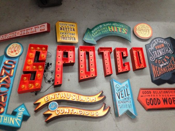 The retro lettering style of Jeff Rogers - Setaprint, an archive for ...