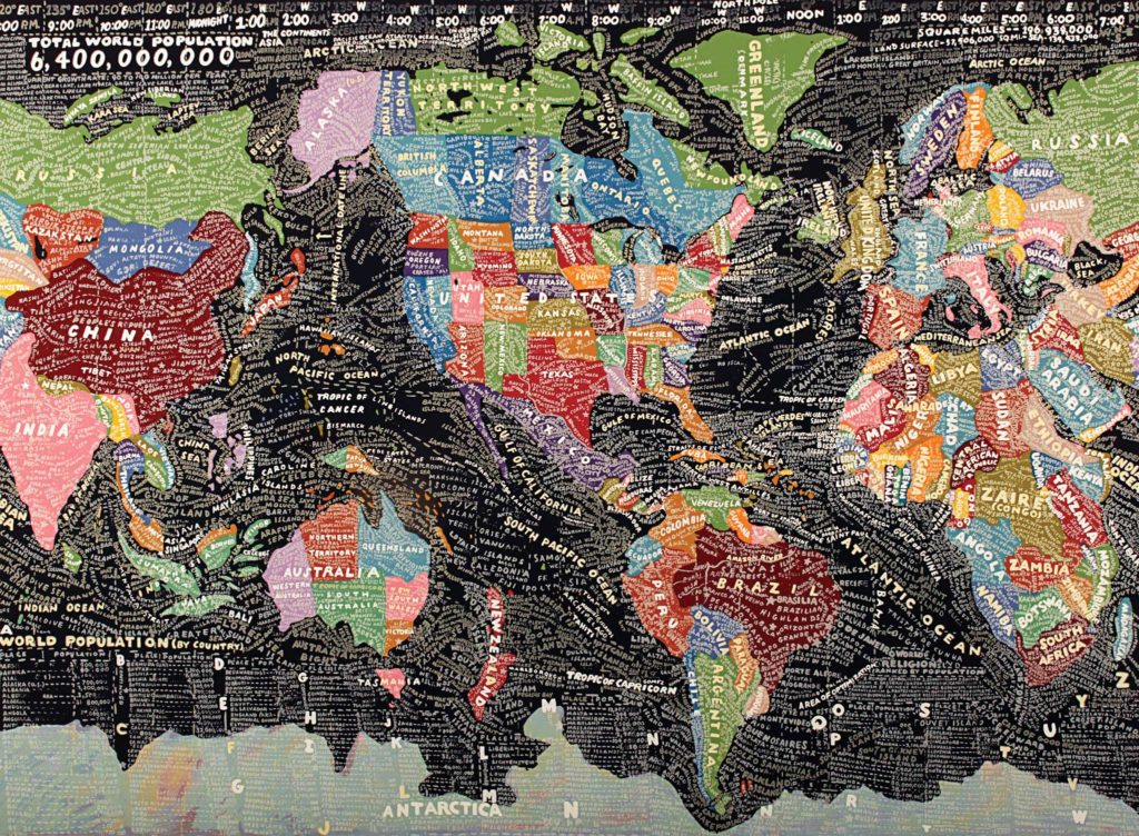 Typographic maps by Paula Scher - Setaprint, an archive for visual ...