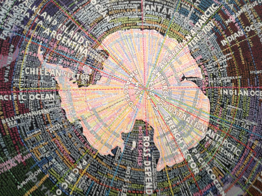 Typographic maps by Paula Scher - Setaprint, an archive for visual ...